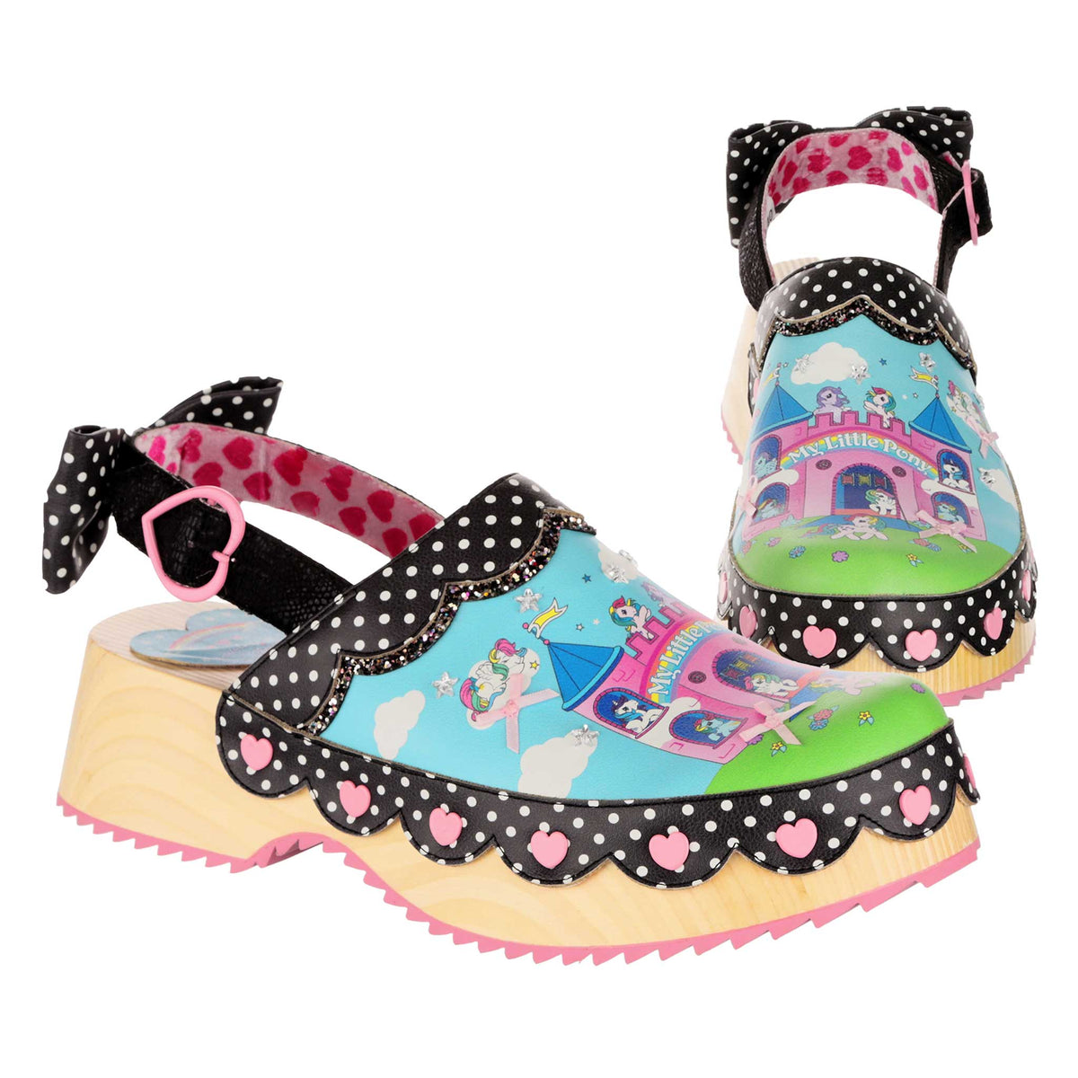 MLP Pony Palace Black Sandals By Irregular Choice | 6%DOKIDOKI ...