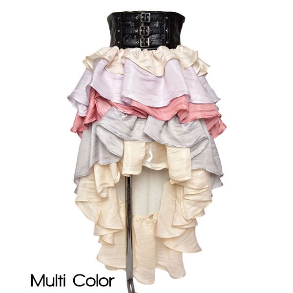 Tiered Bone Skirt By 6-D | 6%DOKIDOKI WORLDWIDE WEB SHOP