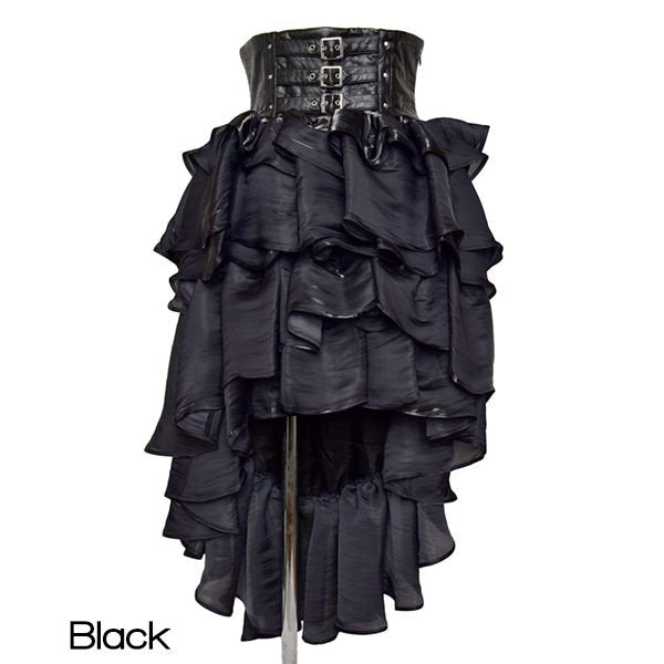 Tiered Bone Skirt By 6-D | 6%DOKIDOKI WORLDWIDE WEB SHOP